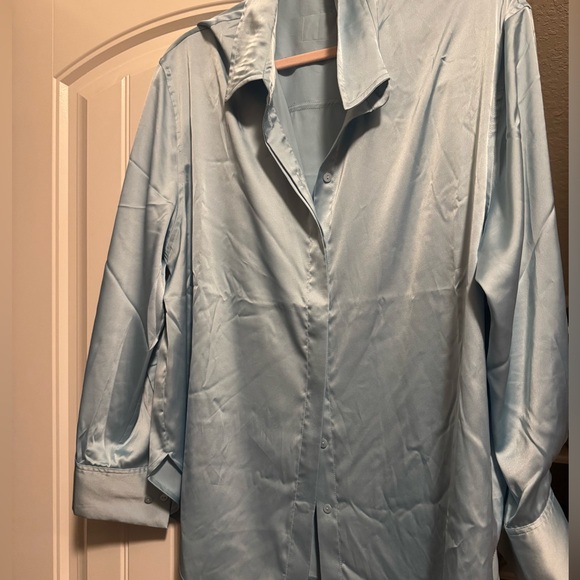 Daily Drills | Pants & Jumpsuits | Light Blue Silk Daily Drills Set ...